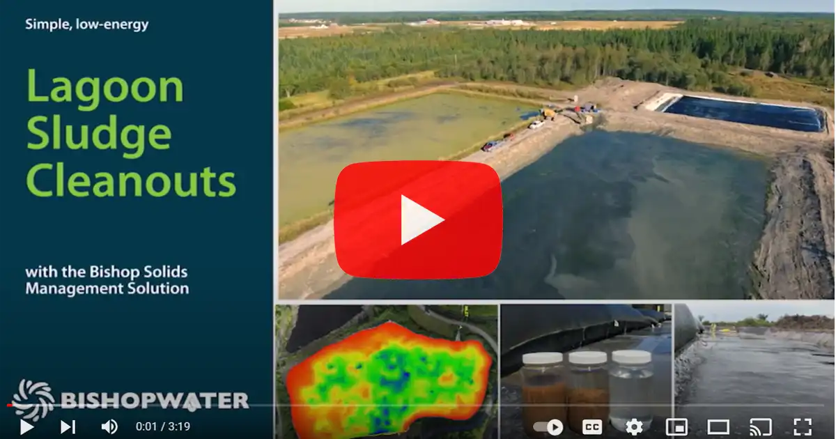 Lagoon Sludge Cleanout Video | Bishop Water
